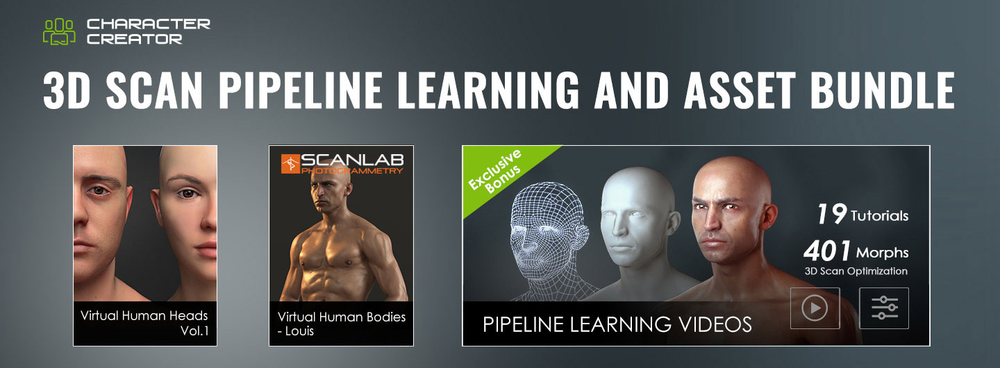 Animated Avatar from 3D Scan Model | Character Creator